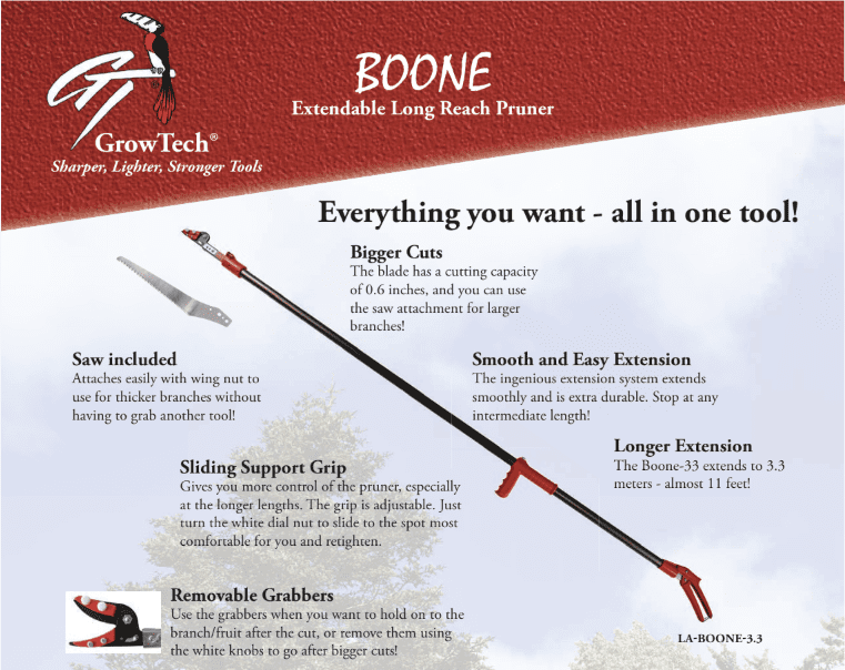 BOONE® Telescoping Long Reach Pruner | Tree Tools USA